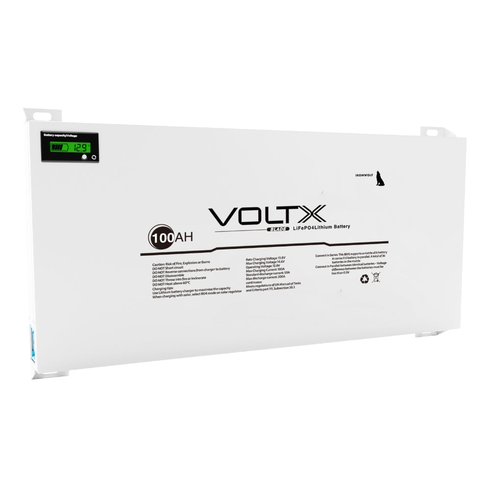 VoltX 12V Lithium Battery 100Ah Blade — Offgrid Ecopower