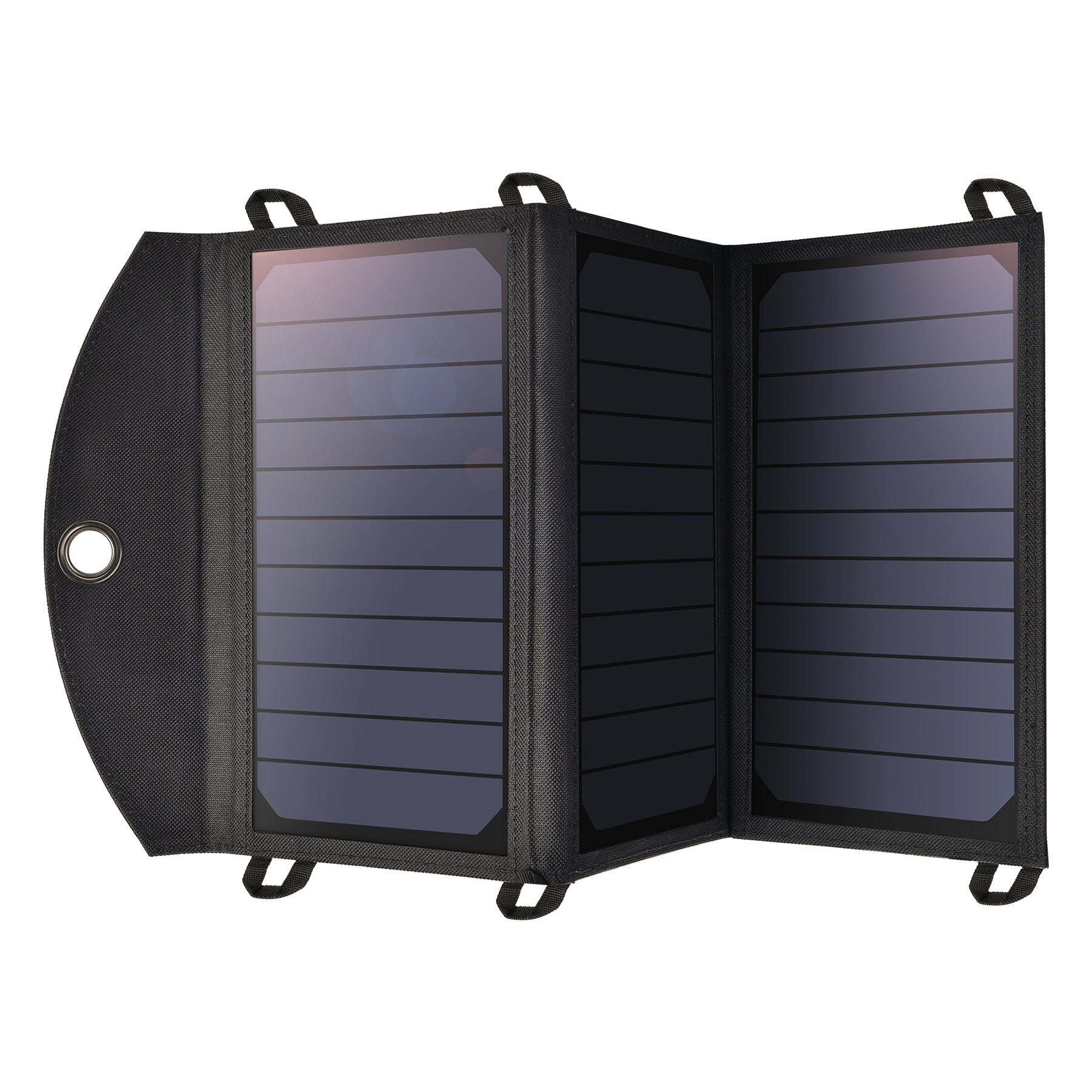 CHOETECH SC001 19W Portable Solar Panel Charger SunPower Panels Dual U ...